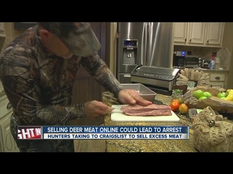 Selling deer meat online could lead to arrest
