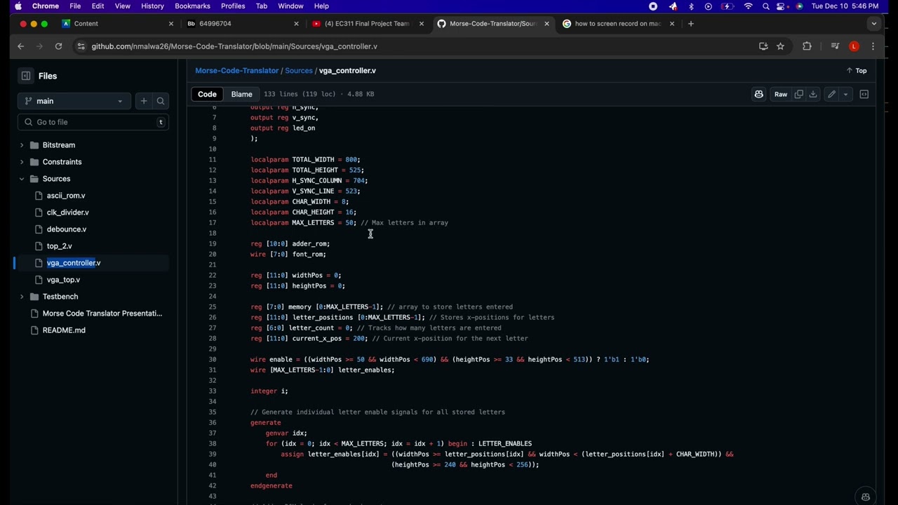Morse Code Translator (2) | EC311 F24 FINAL PROJECT