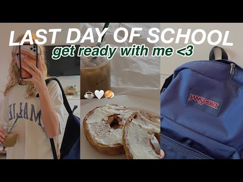 GRWM for my LAST DAY of school *junior year* ๐ค
