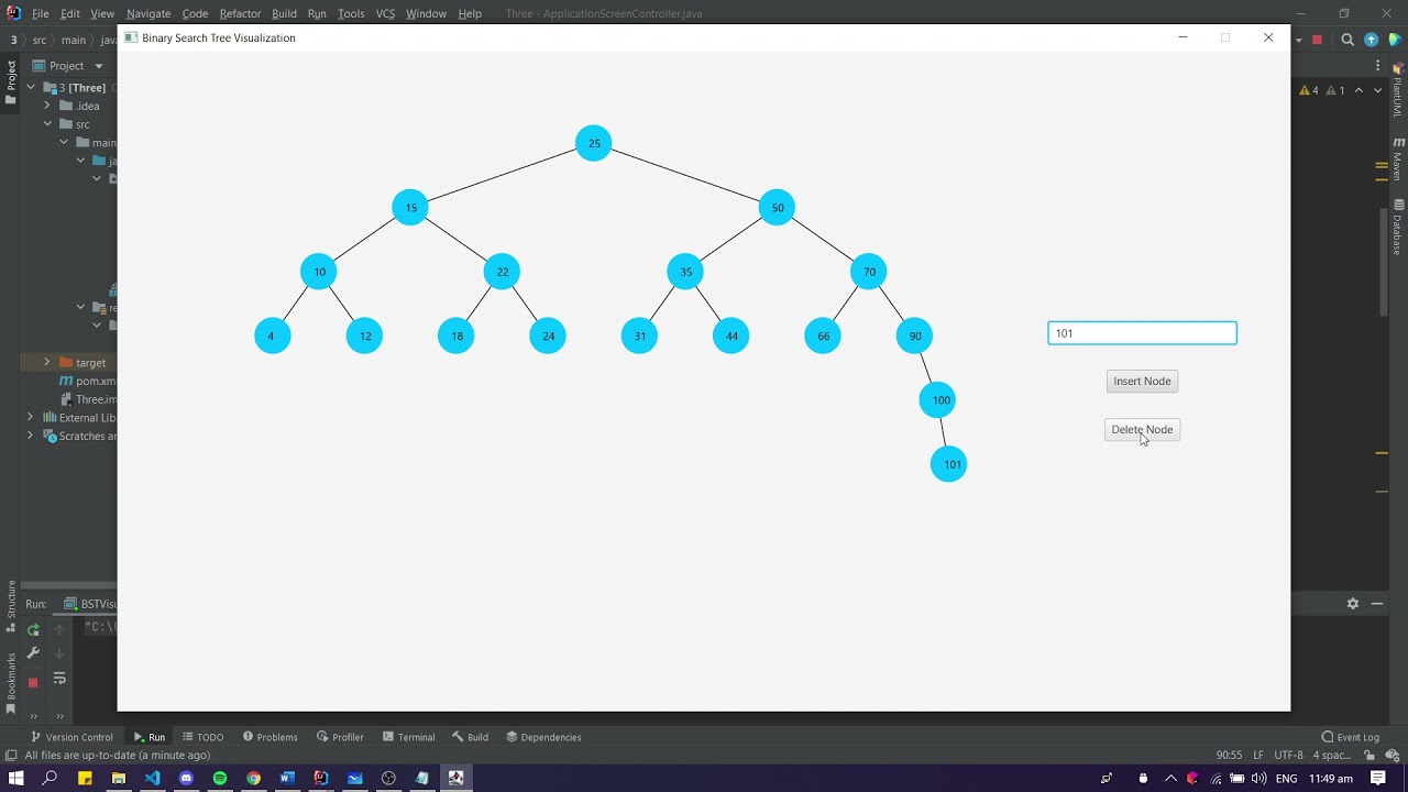 Binary Search Tree Visualization