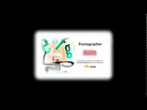 Font Formats in Fontographer 5