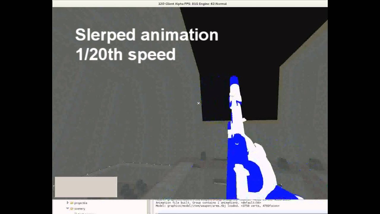 12 Engine - GPU Skinning and Animation Slerping