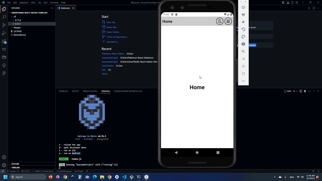 OmarThinks React native Template