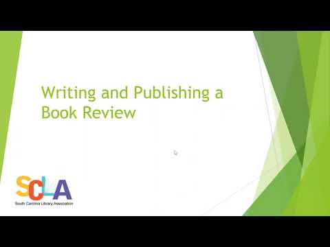 Writing and Publishing a Book Review
