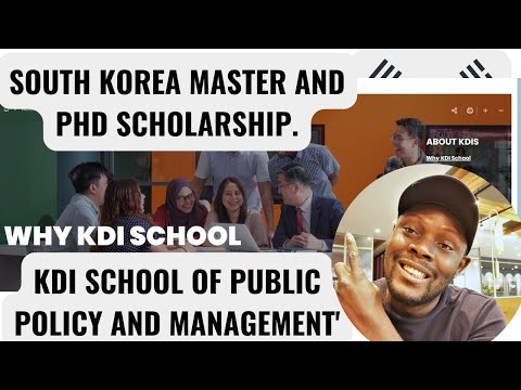 STUDY IN SOUTH KOREA WITH KDI SCHOLARSHIP.