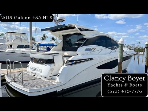 2018 Galeon 485 HTS Available at MarineMax Fort Myers, Florida