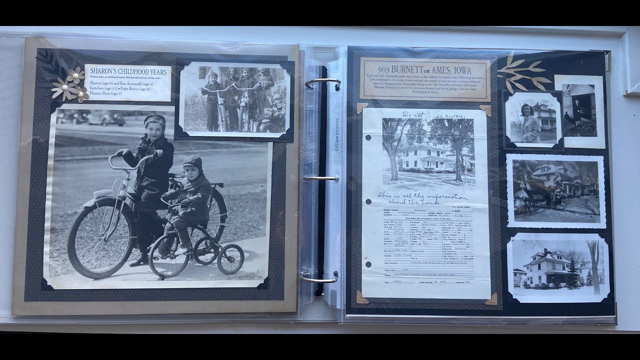 12-6-24 Heritage Scrapbooking Overview with Janet