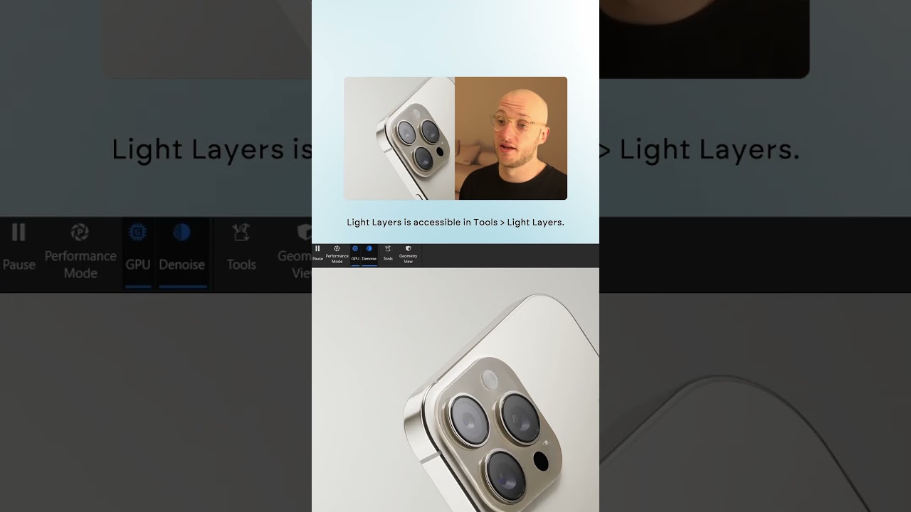 New in KeyShot Studio - How to Use Light Layers - Liam Martin