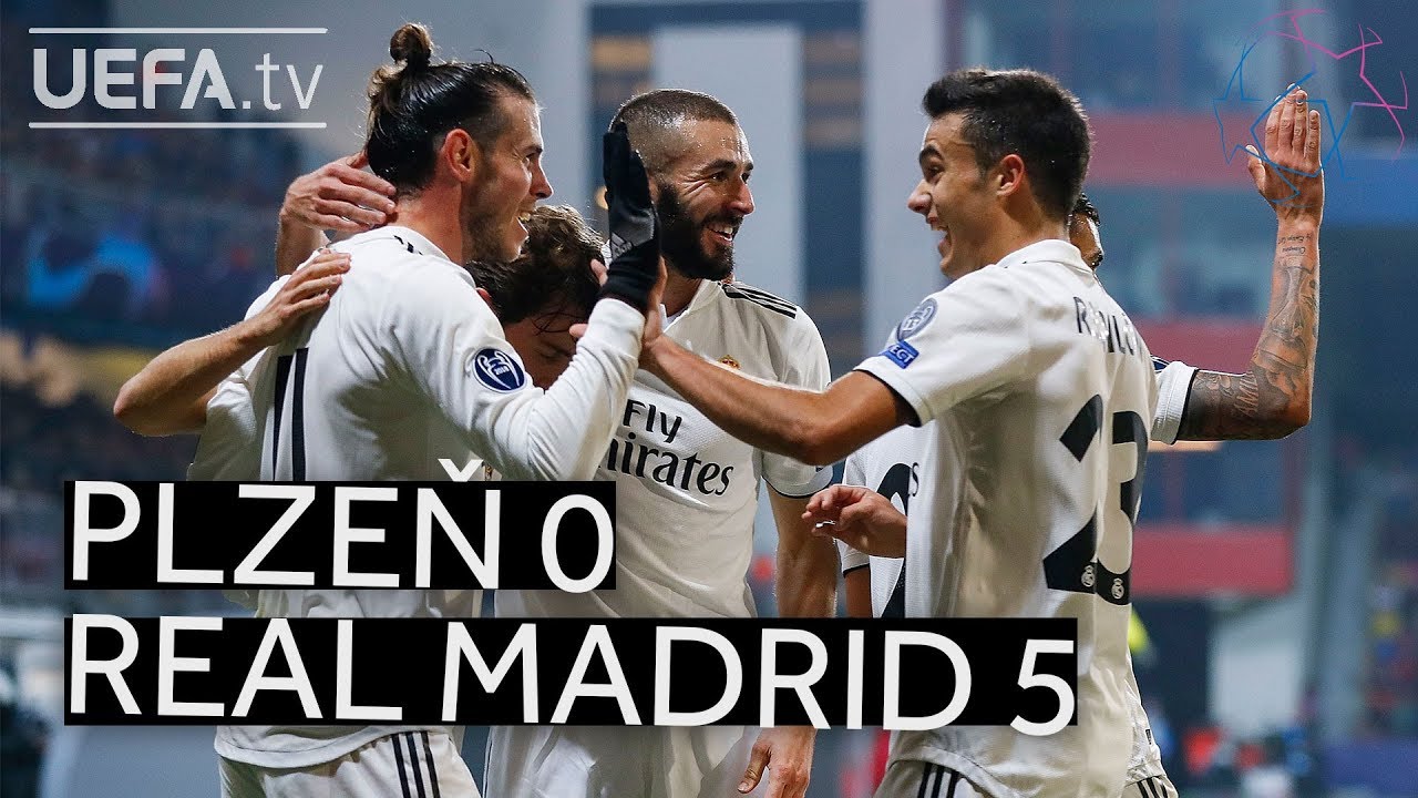 PLZEŇ 0-5 REAL MADRID #UCL HIGHLIGHTS