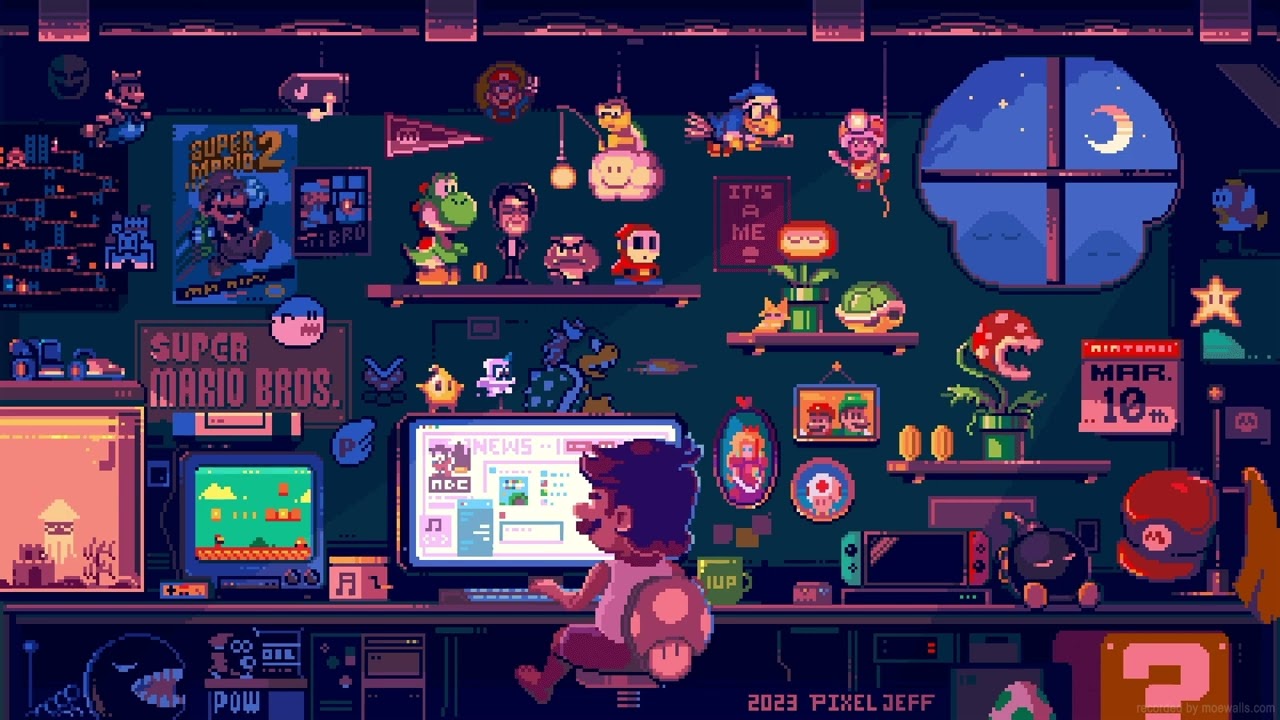 Super Mario LoFi Beats to Focus, Study, and Relax 🍄 | Chill Nintendo Music