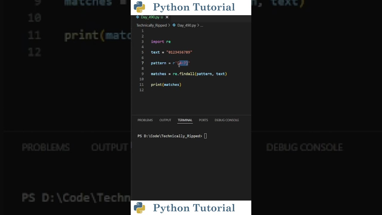 Get Range Of Numbers With Regular Expressions | Python Tutorial