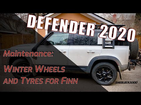 275/55/20 Nokian Hakkapeliitta 9 on the New Defender (using (Fast Wheels' +40 Thunder Rims)