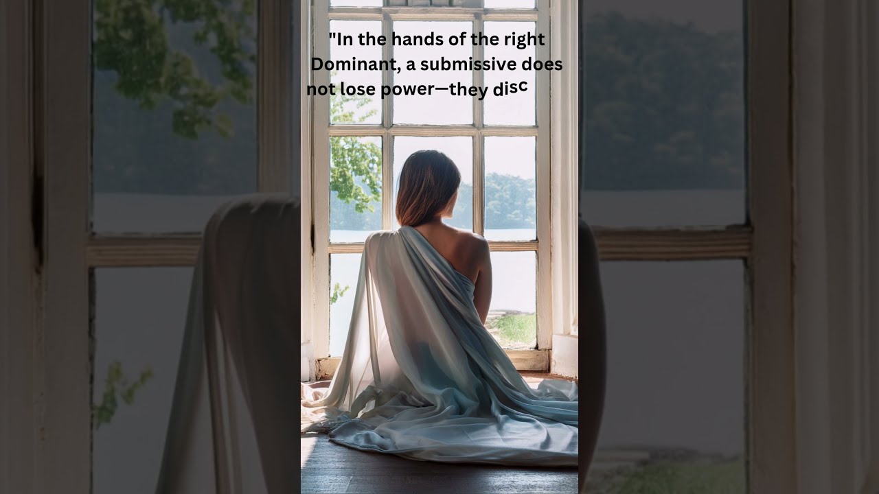 In the hands of the right Dominant, a submissive does not lose power—they discover it #quotes