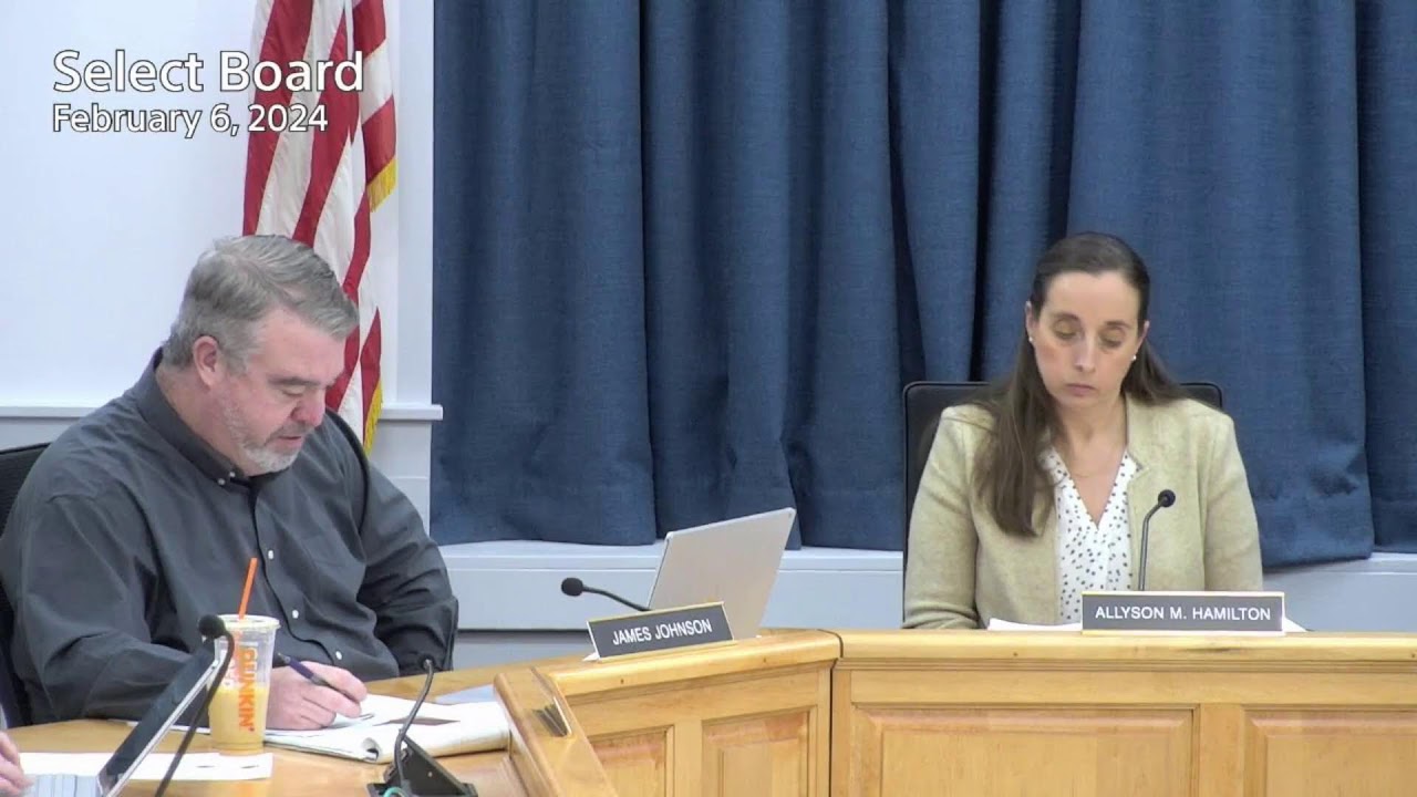 Select Board meeting February 6, 2024