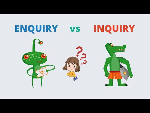 Difference Between Enquiry and Inquiry || Simple English || EduBytes