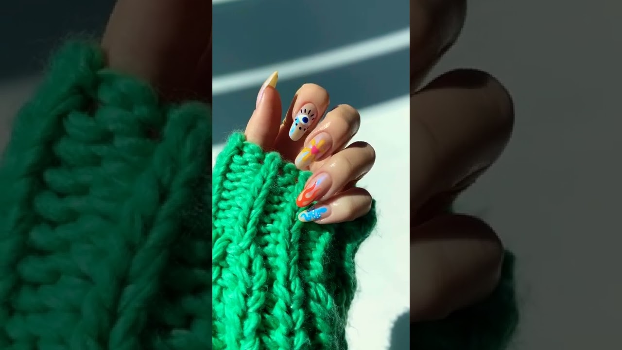 Summer Nail Ideas | Beautiful Colorful Nailpaint ideas ✨