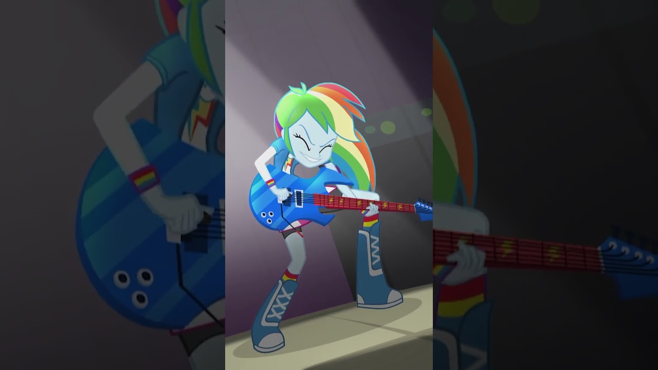 🎵 Rainbow Dash's Guitar Solo! 🎸⭐️ Equestria Girls 🦄🌈  #mlpsong #mlp #mlpequestragirls