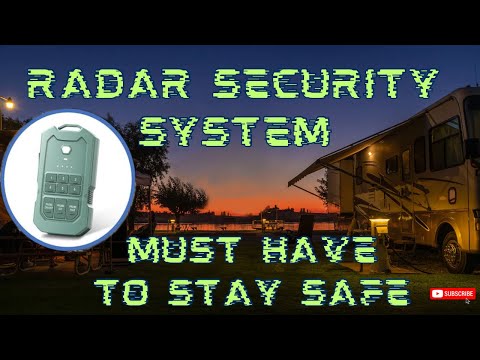 LETWESAF Radar Security System for Camping, RV, Home Or RV Transport Life