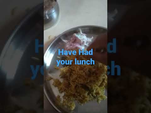 HAVE HAD YOUR LUNCH