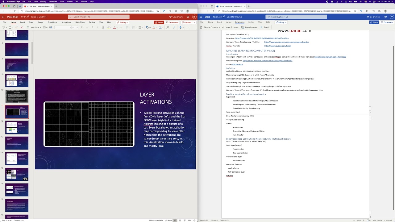 Image processing: behind the scenes to prepare PowerPoint to present