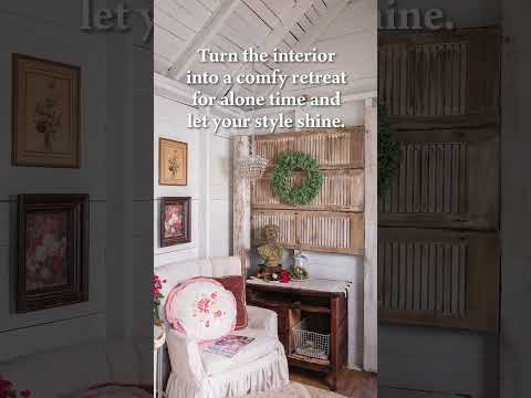 She Shed Decorating Ideas You MUST See #sheshed #diyprojects #countrydecor