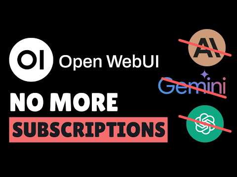 Open WebUI: The BEST Open Source AI UI (Web Search, RAG, Image Gen)