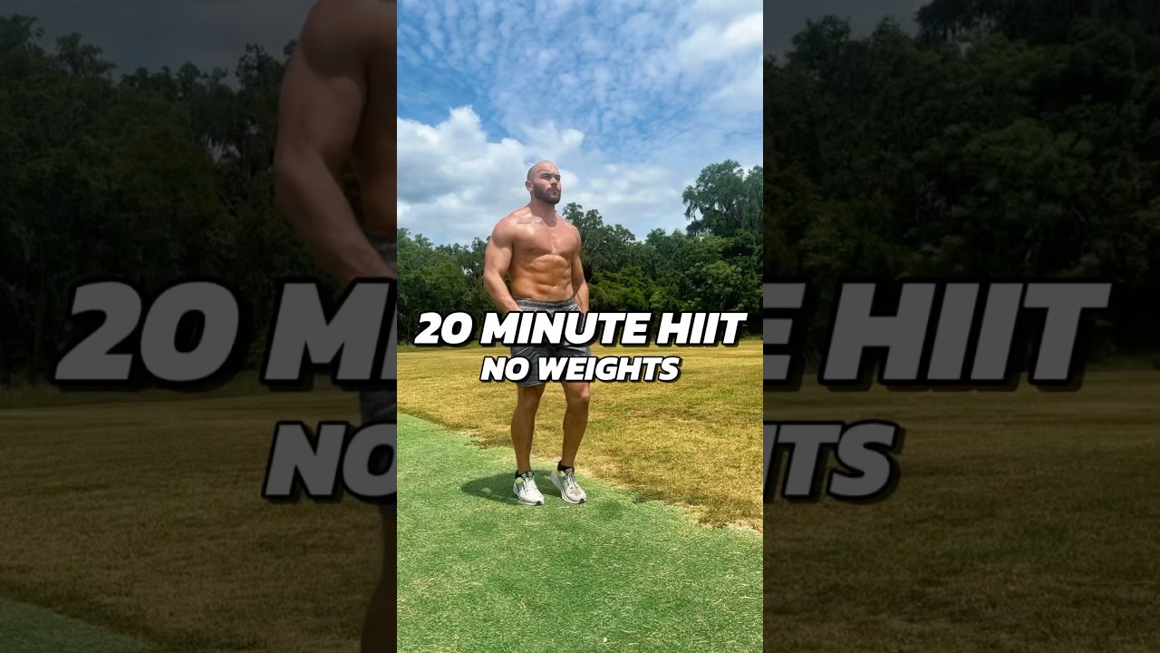 🔥20-Minute Fat-Burning HIIT Workout | No Equipment, No Excuses!