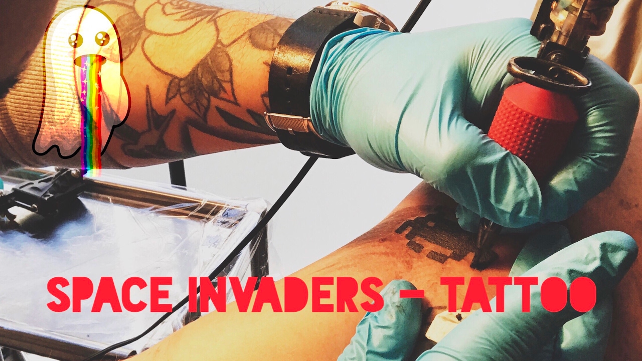 Stories - Space Invaders Tattoo