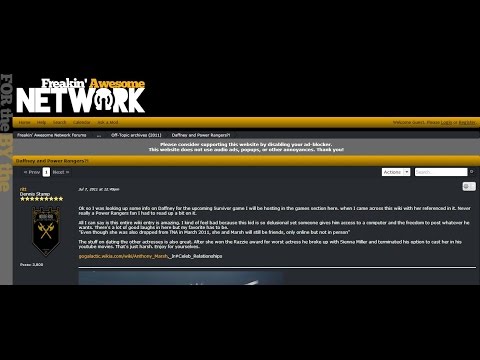 Anthony Marsh, Jr VLOG - Daffney and Power Rangers?! Forum Revisited