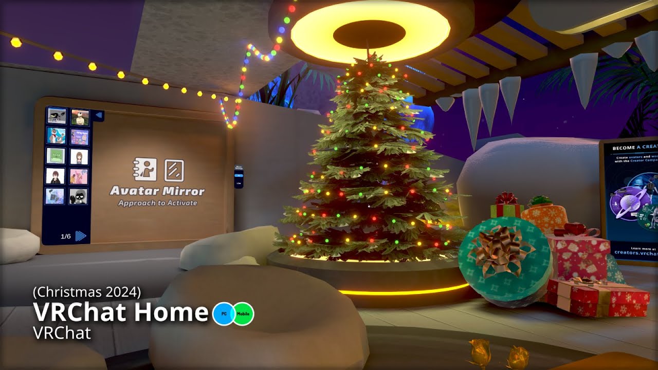 VRChat Home (Christmas 2024) | VRChat World Showcase