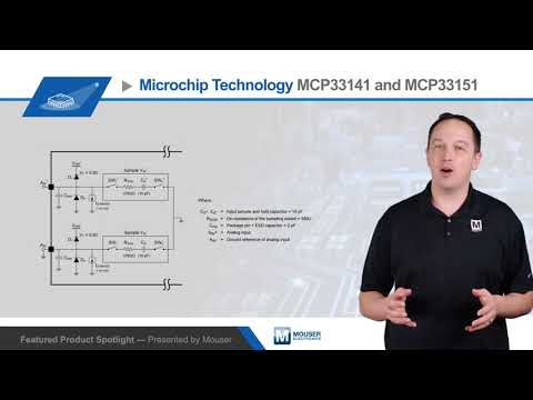 Microchip Technology MCP33141/MCP33151 12/14-bit ADCs — Featured Product Spotlight | Mouser