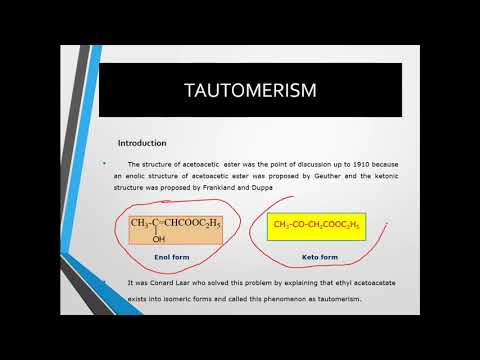Tautomerism 1