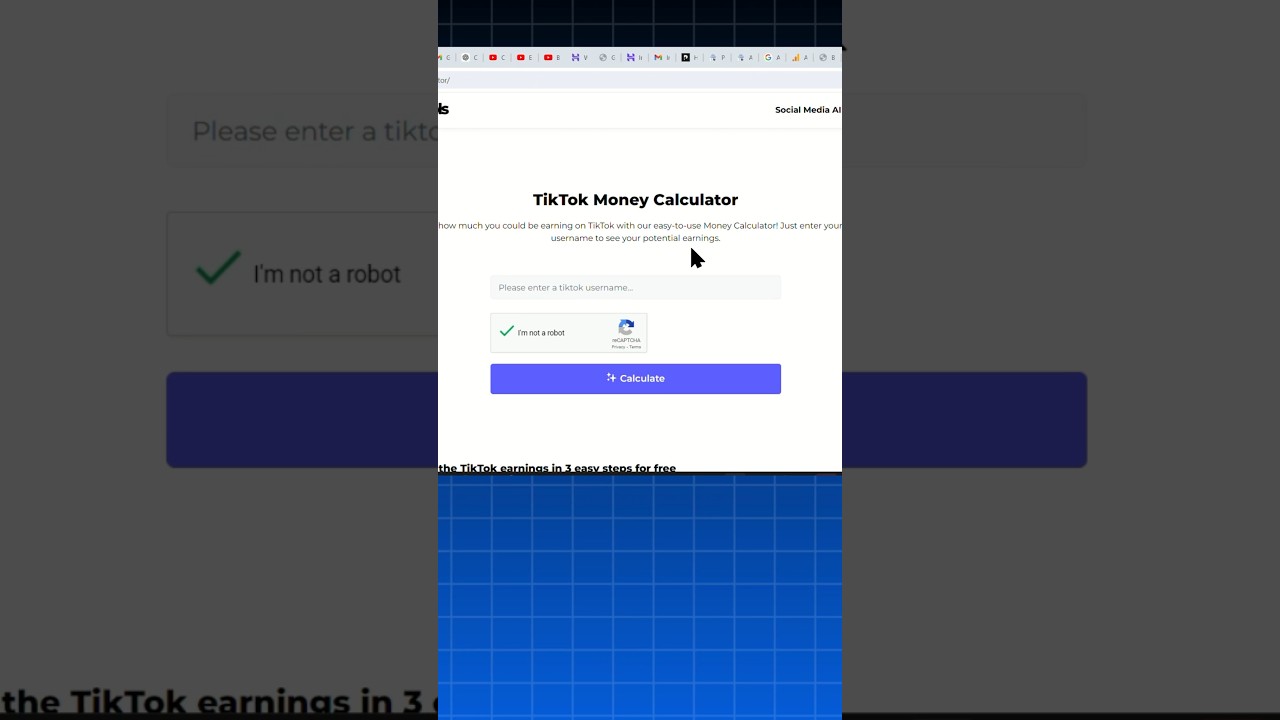 Tiktok Money Calculator #ai #aitools #tutorial