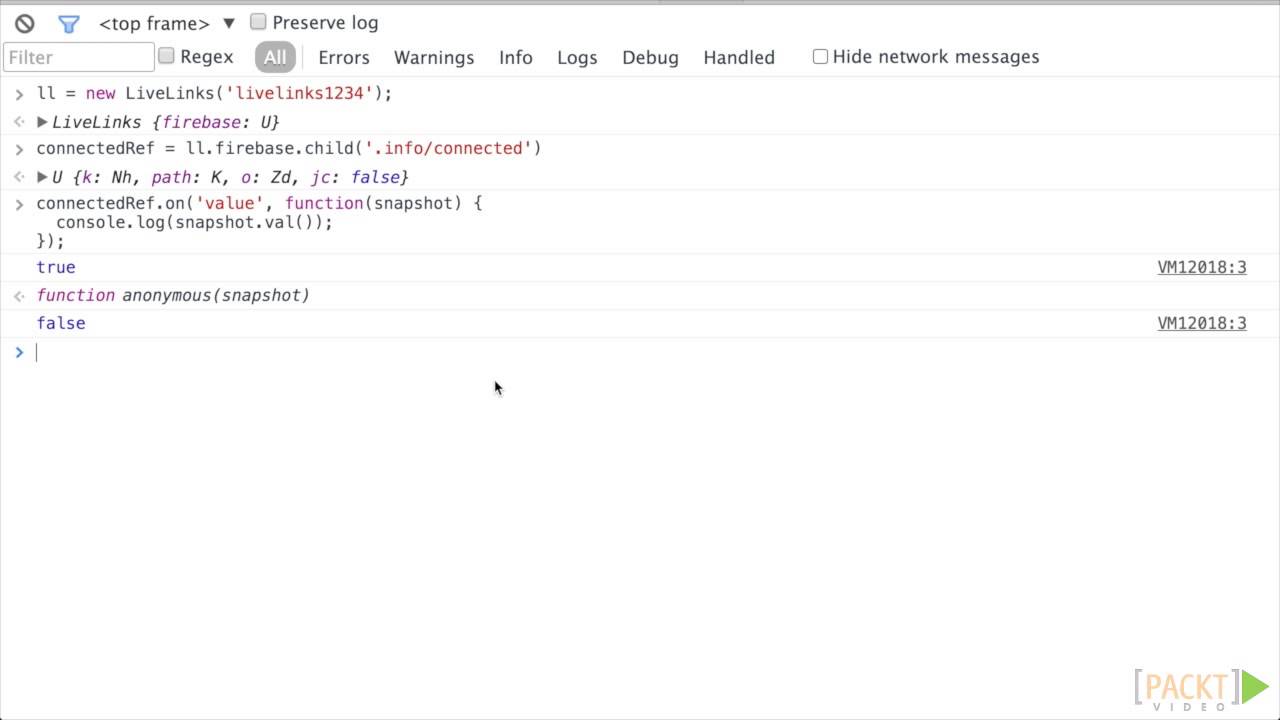 Learning Firebase: Tracking and Managing User Connectivity | packtpub.com