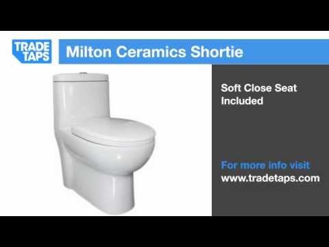 Shortie Short Projection WC Toilet from Milton Ceramics
