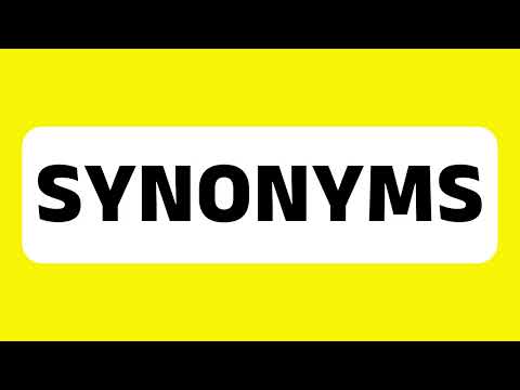 How to Pronounce Synonyms (Correctly)