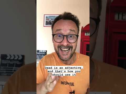 The difference between the words ‘die’, ‘dead’ and death