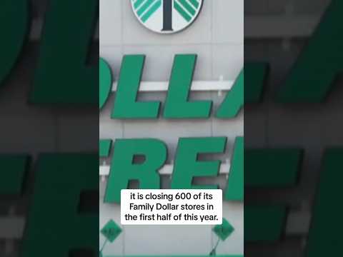 Dollar Tree announces store closures #shorts
