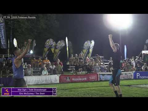 2025 AVP Pottstown Rumble | Men’s Masters 40+ | Ogin / Strassberger VS McGuiney / Stein