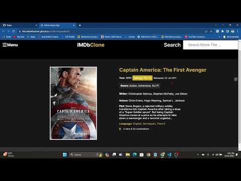 mini IMDb Movie Search Website Clone | ONLY vanilla JavaScript, no libraries or frameworks.
