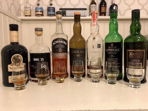 All 25y olds from the Islay distilleries review/tasting