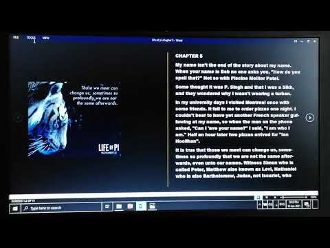 life of pi book full text reading chapter 5