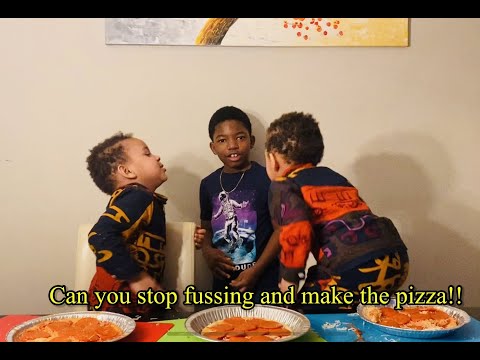 The Hurtt Twins make pepperoni pizza!! 🤣🤣