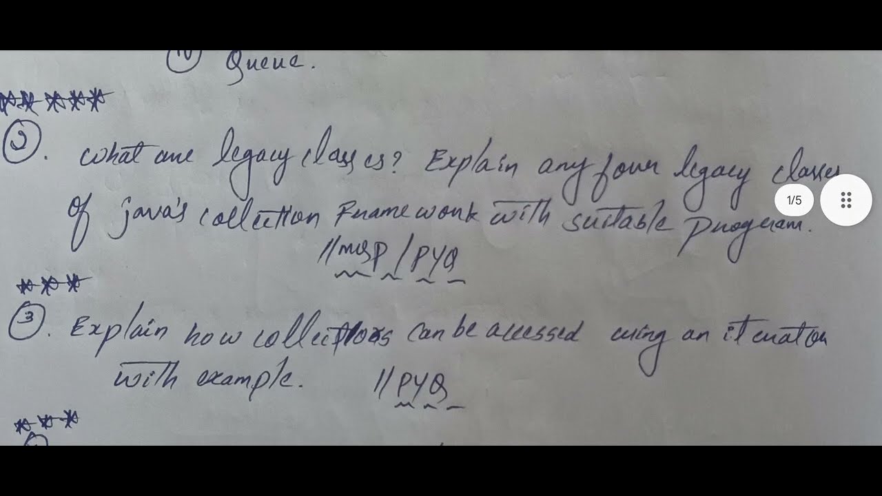 BIS402 | Advanced Java| Module-1| Very Important Questions for [ VTU ] 4th Semester 2022 Scheme
