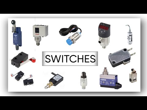 Types Of Switches || Pressure Switch || Limit Switch || Proximity Switch