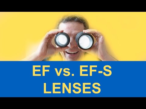 Canon EF vs EF-S Lenses. What's the difference between EF-S and EF and What Cameras They Fit.