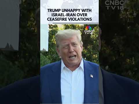 Israel & Iran Need To Calm Down: Trump Unhappy After Ceasefire Breach | N18S
