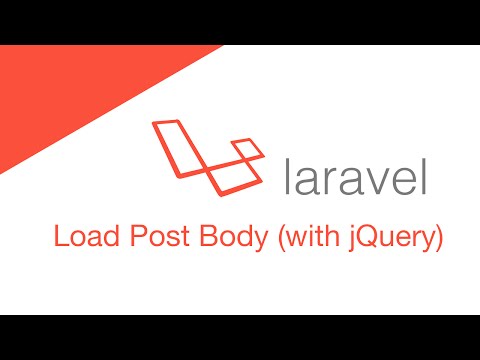 Learn Laravel 5 2 PHP Build a social network Use jQuery to fetch Post Content - Mind Luster