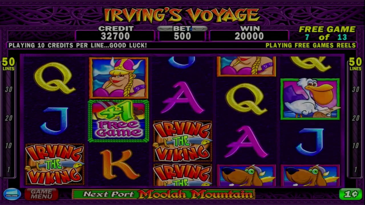 igt avp irving the viking slot machine irvins voyage bonus complete.