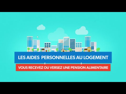 Les aides personnelles au logement : les pensions alimentaires